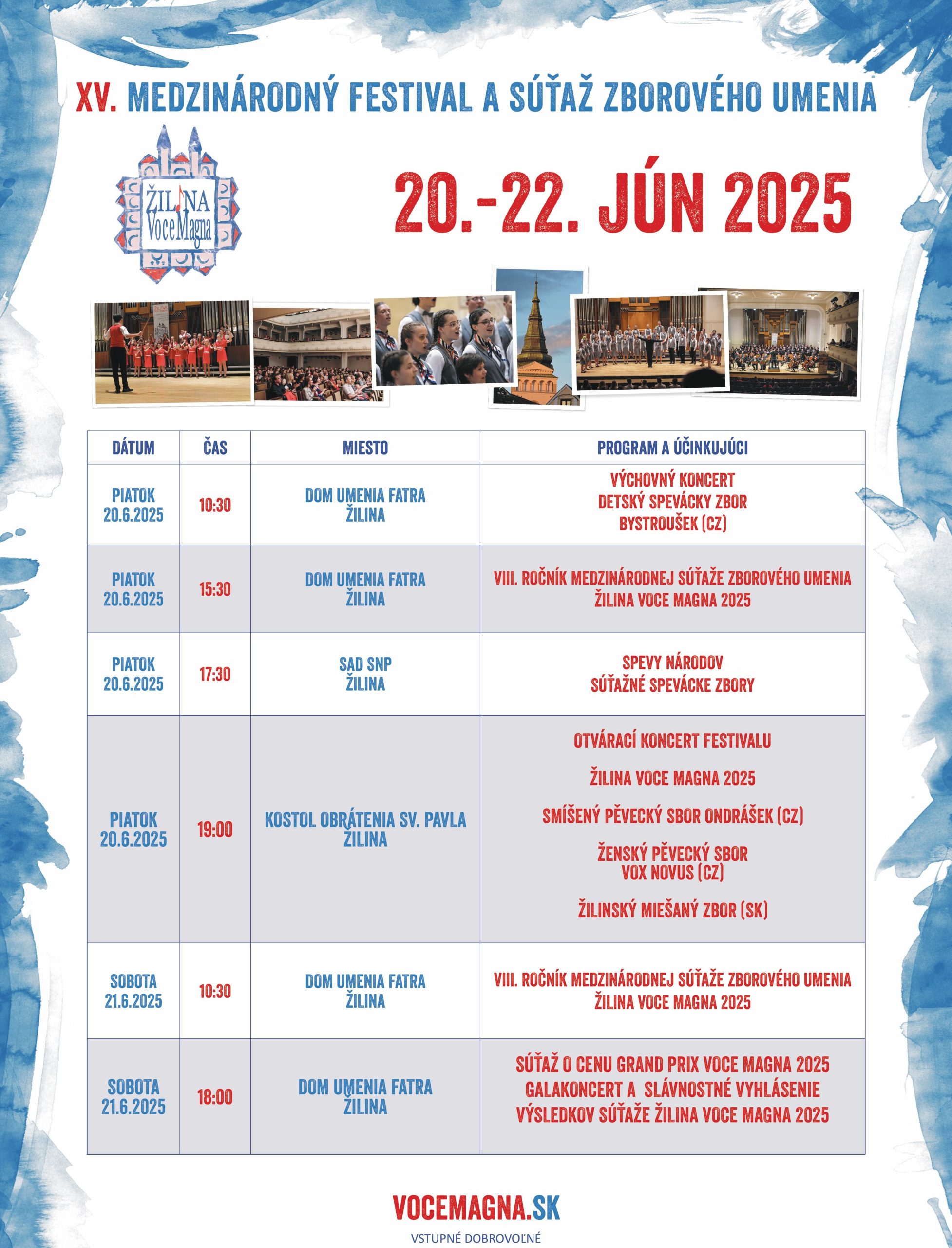 Voce Magna 2025 - Mesto Žilina